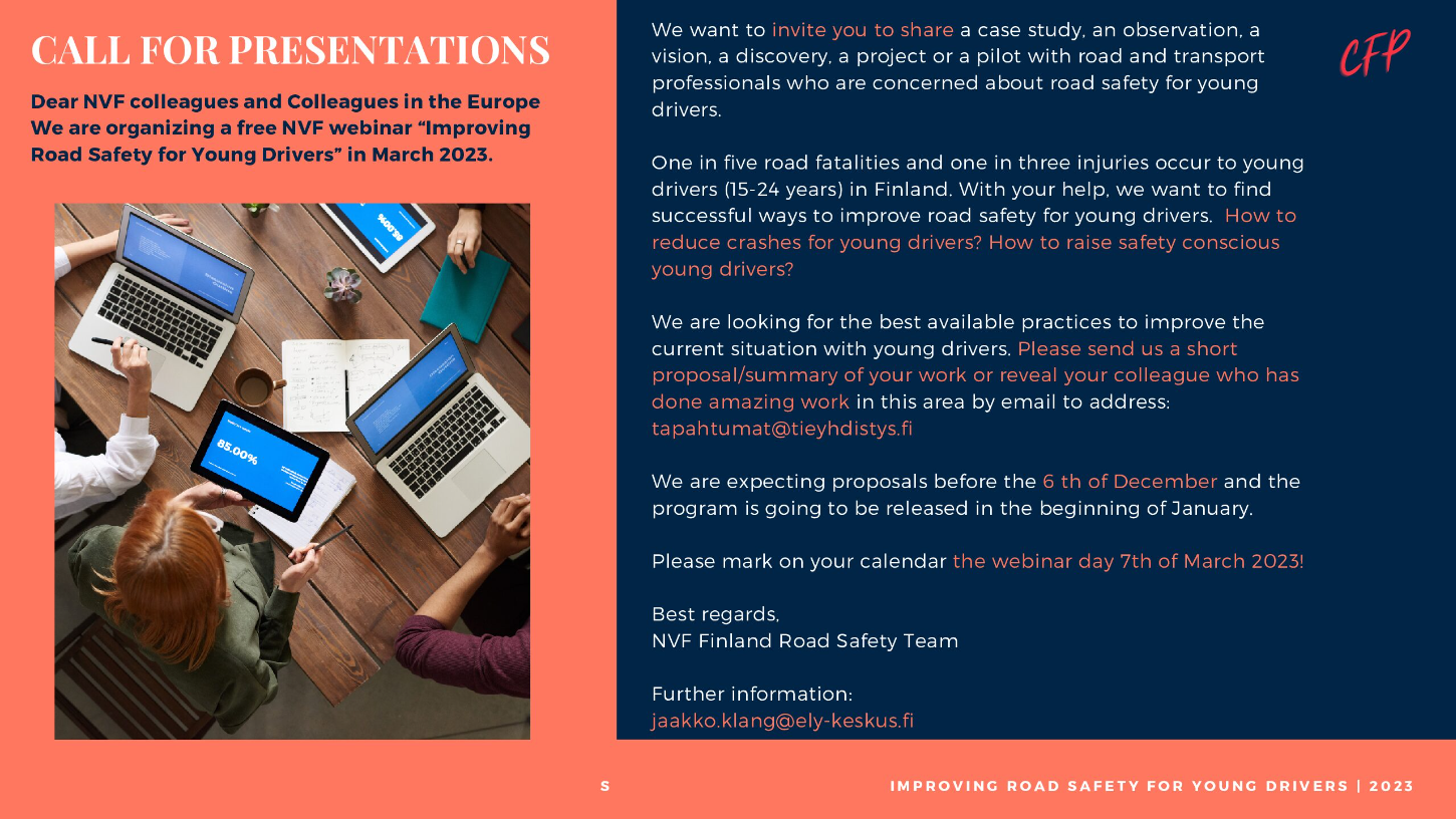 Call For Presentations NVF Webinar Improving Road Safety For Young call-for-presentations-nvf-webinar-improving-road-safety-for-young
